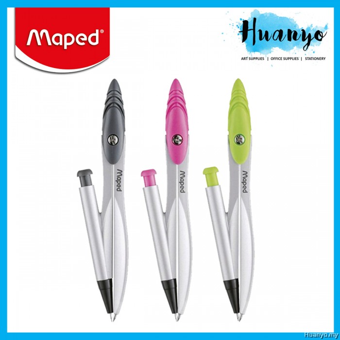 Maped Study Geometry Metal Compass with Mechanical Pencil