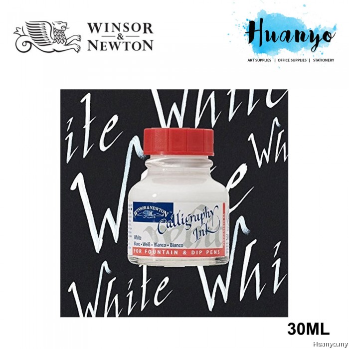 Winsor & Newton Calligraphy Ink - White (30ml)