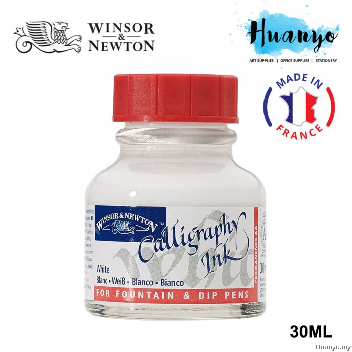 Winsor & Newton Calligraphy Ink - White (30ml)
