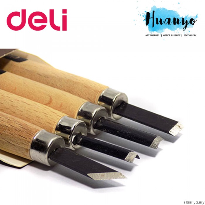 Deli Carving Wood Knives Tools (Set of 4)