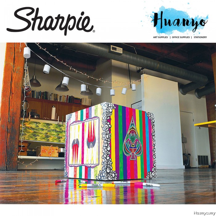 Sharpie Permanent Markers with Storage Case, Ultra Fine Point, Original ...