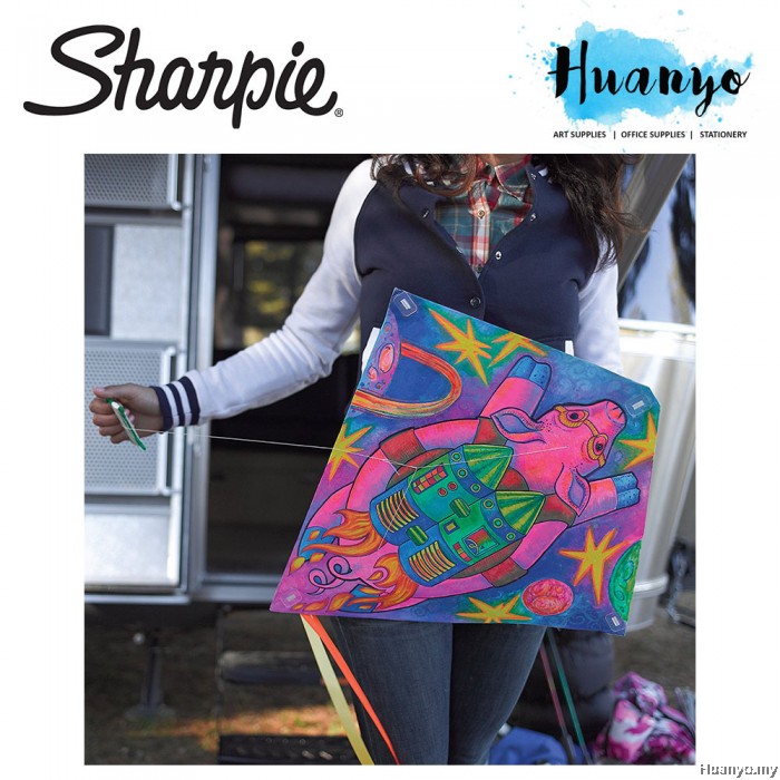 Sharpie Permanent Markers with Storage Case, Fine Point, Original ...