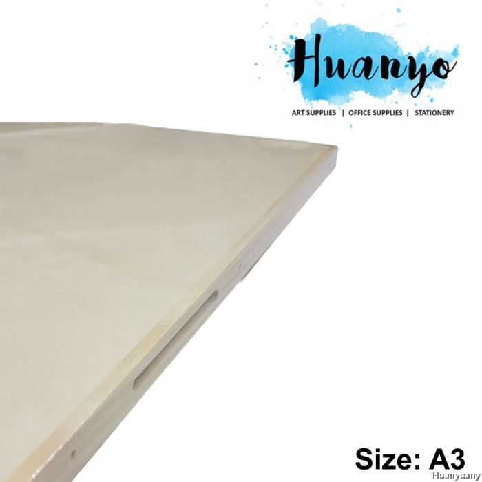 Apex Solid Wooden Drawing Board A3 With T Square Slot Hole