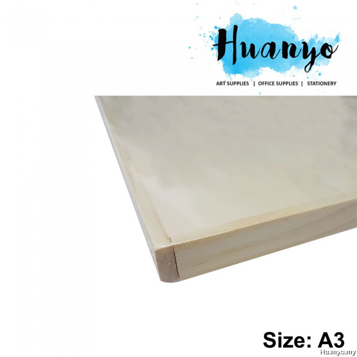 Apex Solid Wooden Drawing Board A3 With T Square Slot Hole