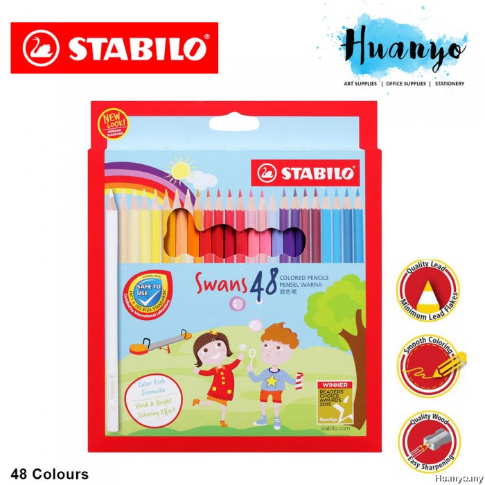 Stabilo Swans Colour Pencil (Colours of 48)