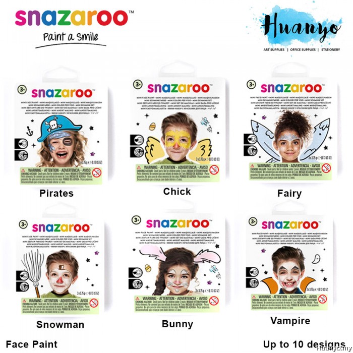 Snazaroo Mini Face Paint Kit (Halloween / Parties)