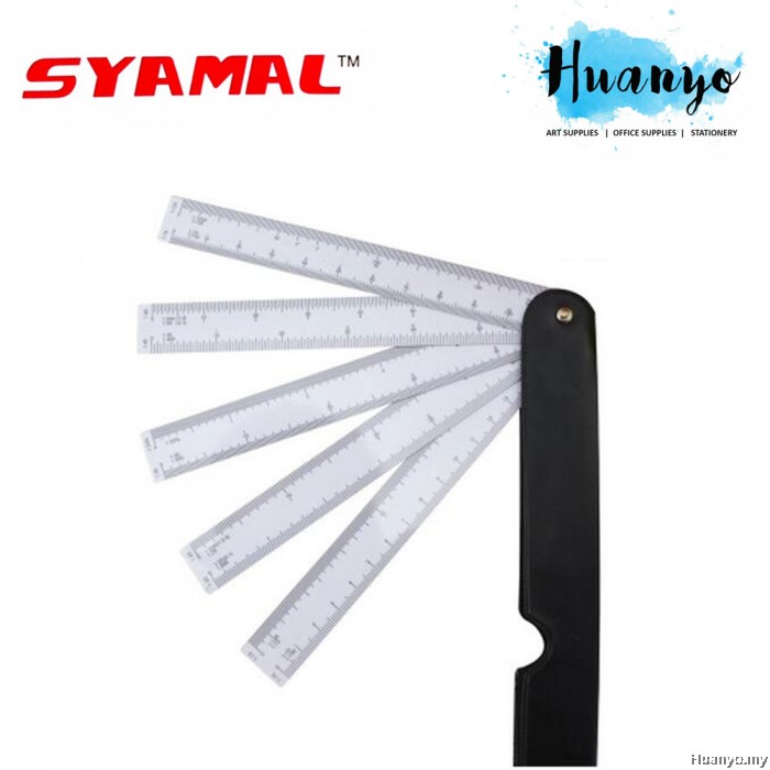 Syamal Teknik Fan Style Scale Ruler