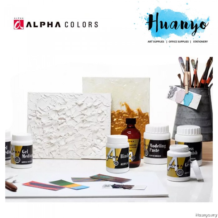 Alpha Colors Acrylic Medium Matte Varnish 250ML