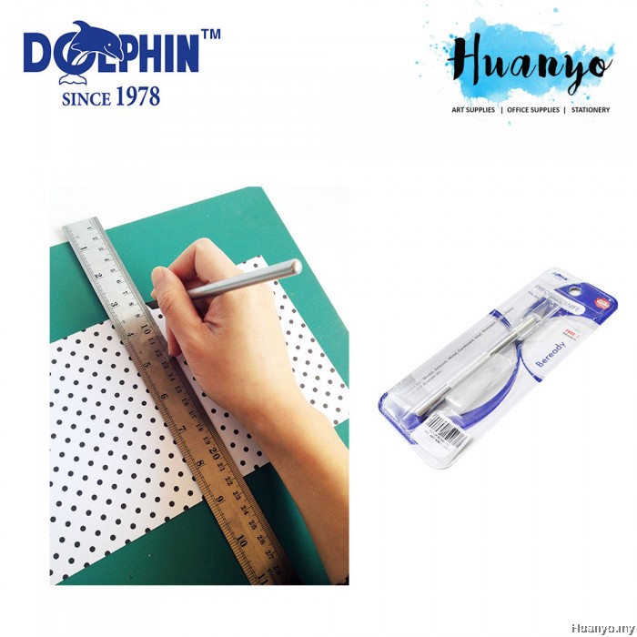Dolphin Precision Metal Art Pen Knife for Craft DOL-SX01 (Free 2 Blades)