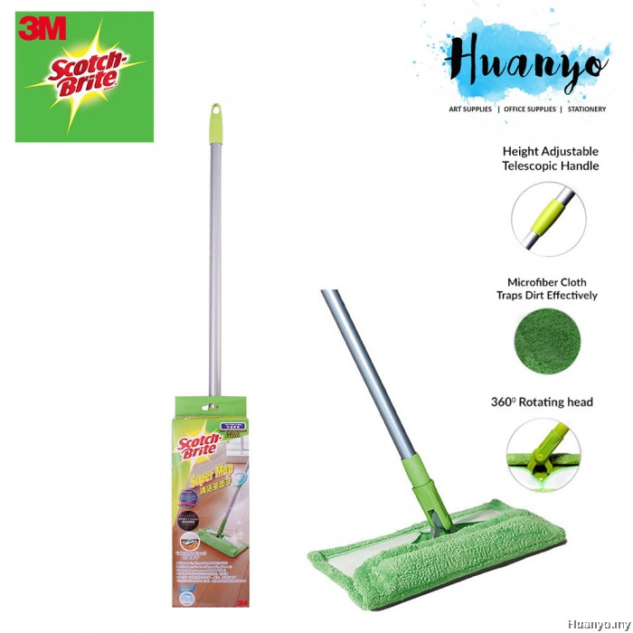 3M Scotch Brite Super Flat Mop Clean 360