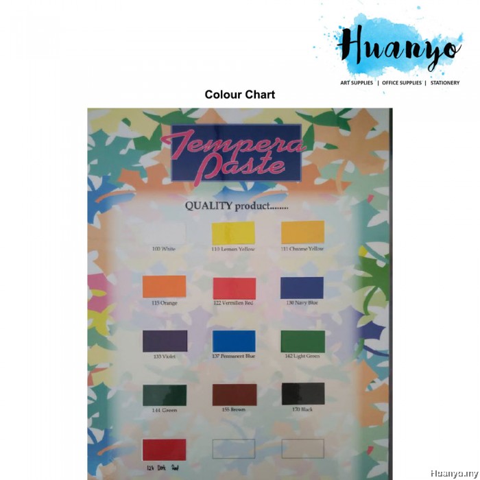 Five Star Non Toxic Tempera Paste Paint Instant Water Colour 440ML ...