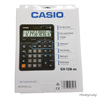 Casio GX-12B Calculator