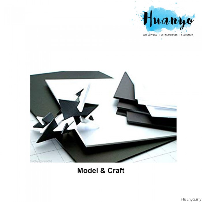 Black Mounting Board (A4, A3 Size) [Modeling / DIY Craft Board, Per PCS]