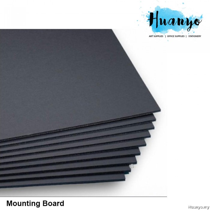 Black Mounting Board (A4, A3 Size) [Modeling / DIY Craft Board, Per PCS]