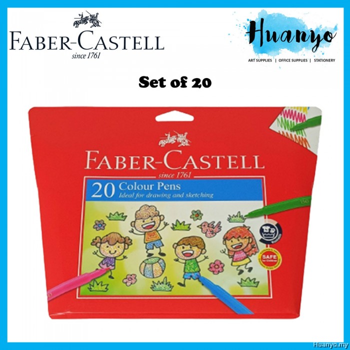 Faber-Castell Fiber Tip Magic Colour Pen (Set of 12 / 20)