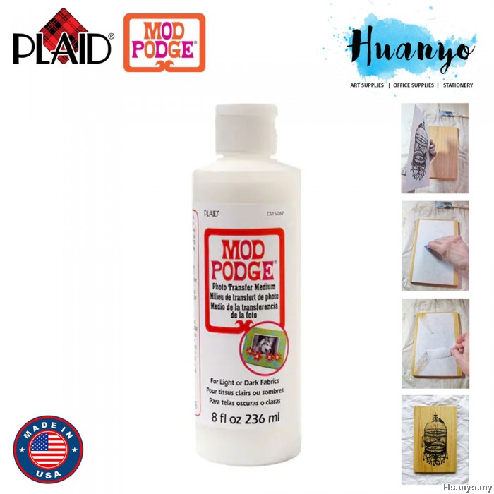 Plaid Mod Podge Photo Transfer Medium 236ML