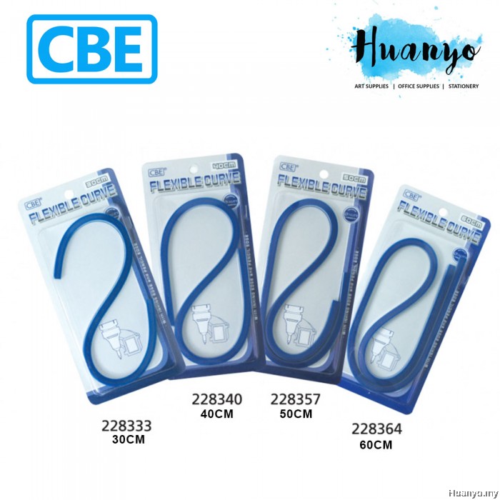 CBE Flexible Curve Ruler (30cm / 40cm/ 50cm /60cm)