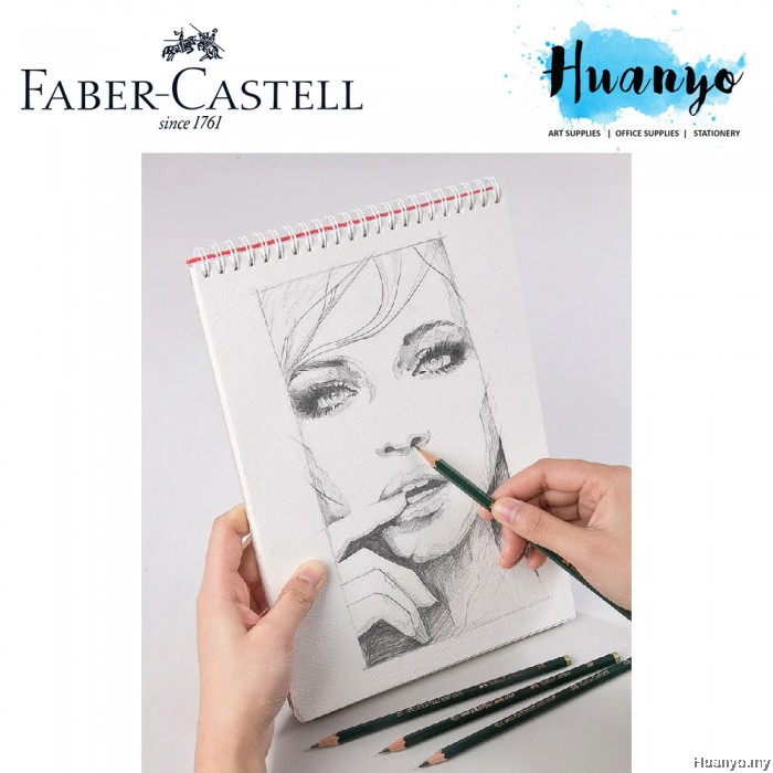 Faber-Castell 9000 Drawing and Sketching Graphite Pencils Set (Set of 12)