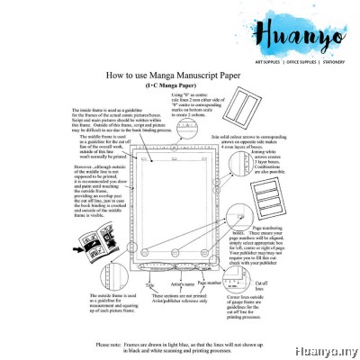 Muse Japan Comic Manga Anime Manuscript Drawing Paper A4 Pack (155gsm ...