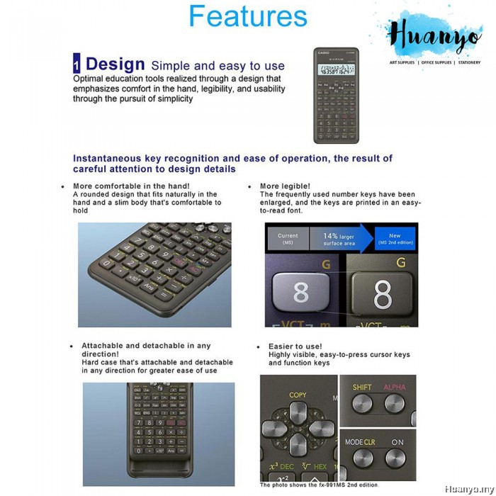 Casio Scientific Calculator FX-350MS 2nd Edition
