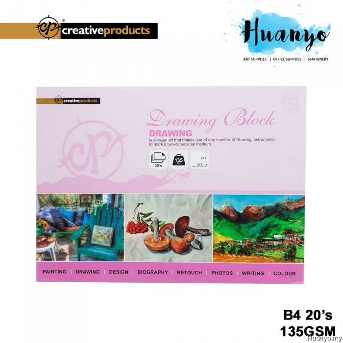 CP Drawing Paper Block B4 135GSM/20 Sheets
