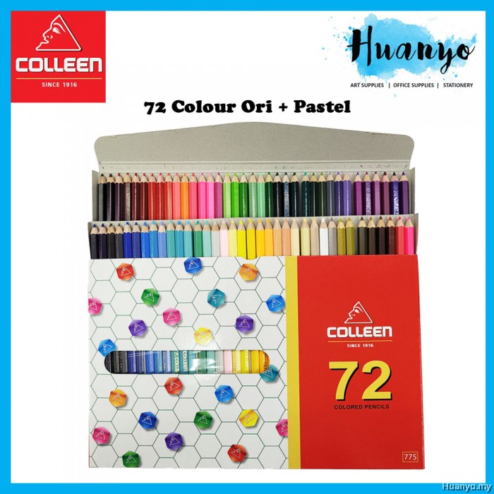 Colleen 775 Neon / Original / Pastel Colour Pencil (Color Set of 12 ...