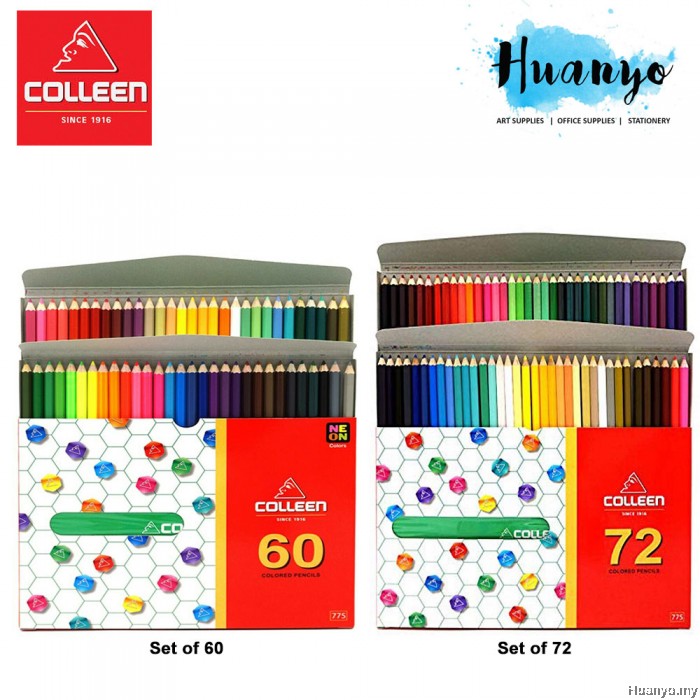 Colleen 775 Neon Colour Pencil (Color Set of 12 / 24 / 36 / 60 / 72)