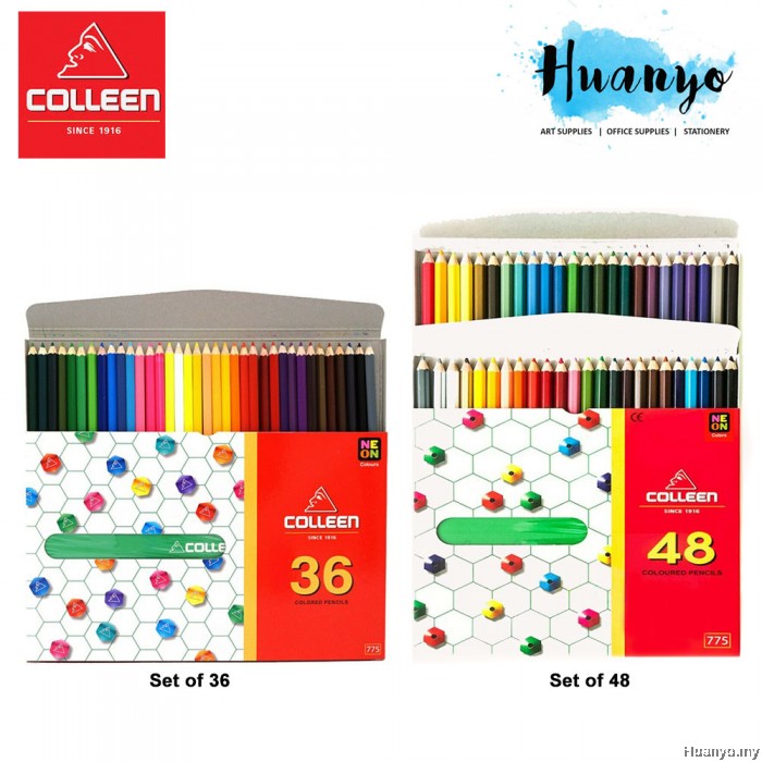Colleen 775 Neon Colour Pencil (Color Set of 12 / 24 / 36 / 60 / 72)