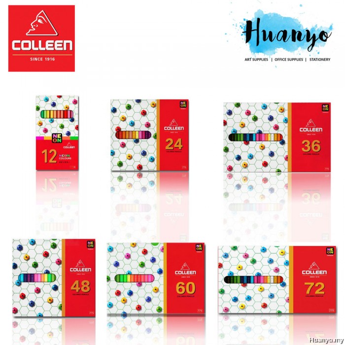 Colleen 775 Neon Colour Pencil (Color Set of 12 / 24 / 36 / 60 / 72)
