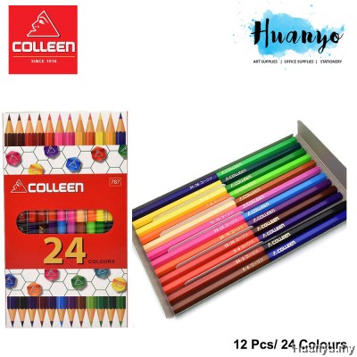 Colleen 787 Double End Tip Neon Colour Pencil (12 / 24 / 36 / 48 / 60 ...