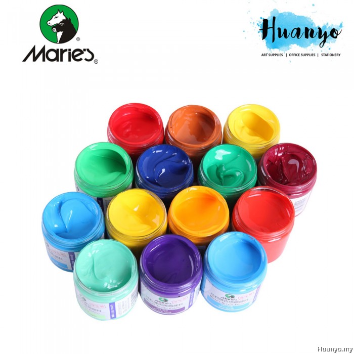 Marie's Acrylic Colour Paint 100ML No. A-1000 (Per Bottle)
