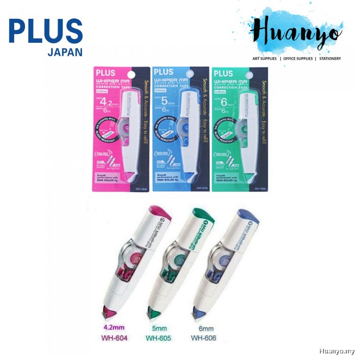 Plus Whiper MR Series Refillable Correction Tape / Refill Pack (4.2MM ...