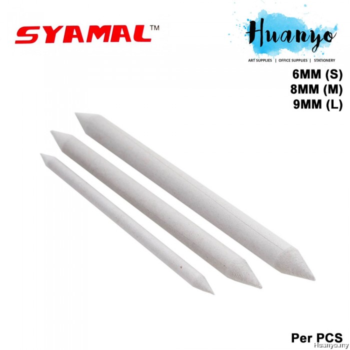 Syamal Artist Blending Paper Stump Blender (Small / Medium /Large, Per PCS)