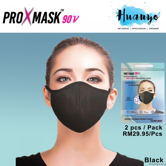 (2pcs / Pack) ProXmask 90V 5 Layer Anti Virus Breathable Reusable ...