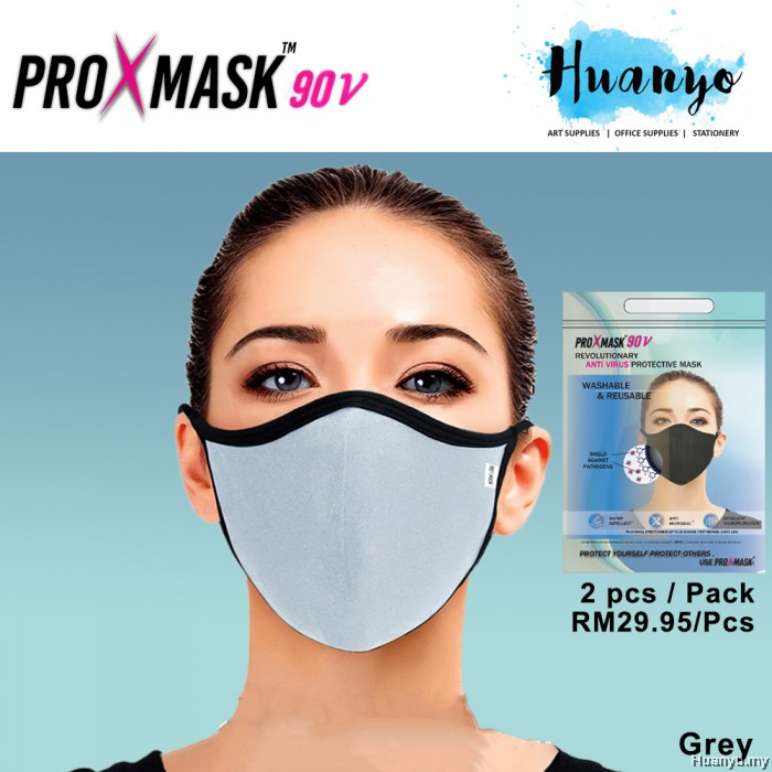 (2pcs / Pack) ProXmask 90V 5 Layer Anti Virus Breathable Reusable ...