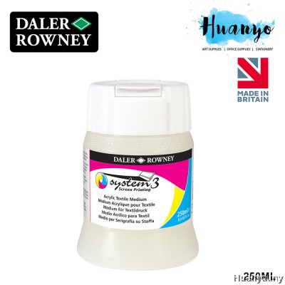 Daler Rowney Screen Printing Textile Medium for Acrylic Colour (250ML)