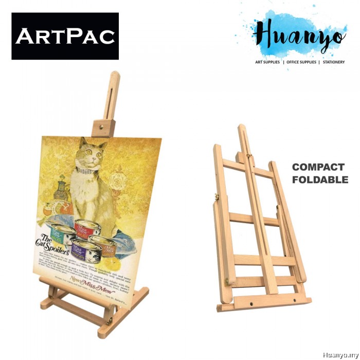 Artpac Artist Table Top Desktop Adjustable Foldable Wooden Easel