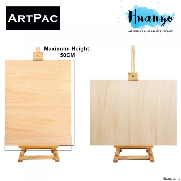 Artpac Artist Table Top Desktop Adjustable Foldable Wooden Easel