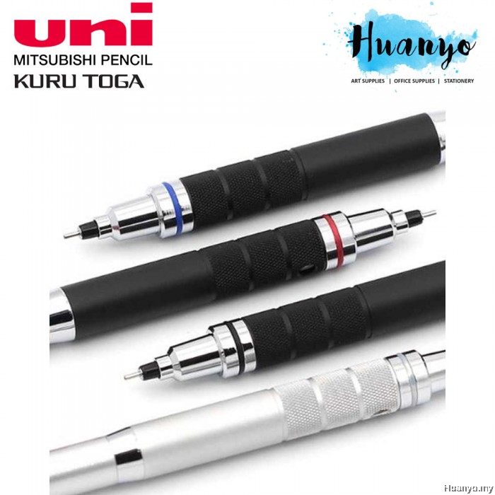 UNI Kuru Toga Automatic Lead Rotation Sharpening Metal Barrel Roulette Mechanical Pencil M5-1017 ...