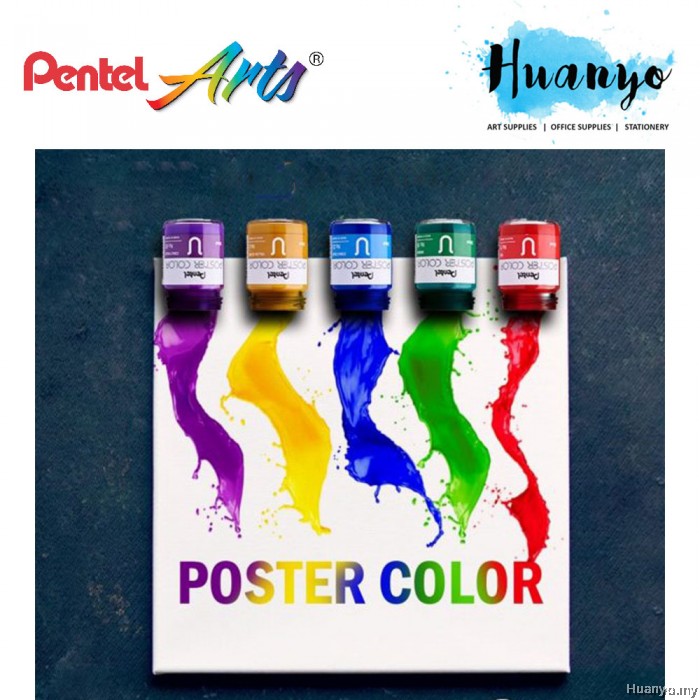 Pentel Poster Colour Paint 30ML (List 1/2)
