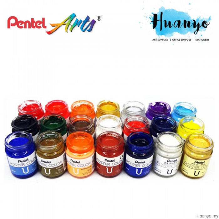 Pentel Poster Colour Paint 30ML (List 1/2)