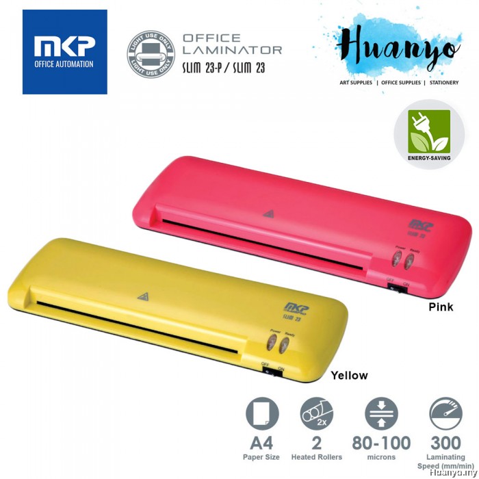 MKP Office Laminate / Laminating / Laminator Machine Slim 23 (A4 size ...