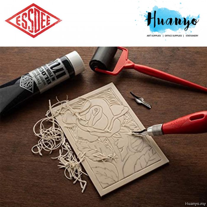 ESSDEE Lino Printing Cutters & Handle Set of 5