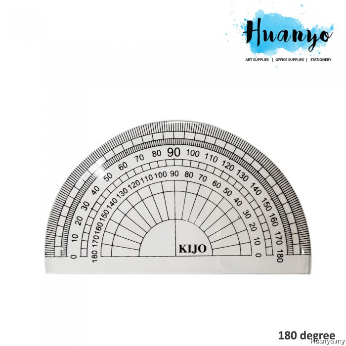 Protractor Ruler 180 Degree For Math Geometry