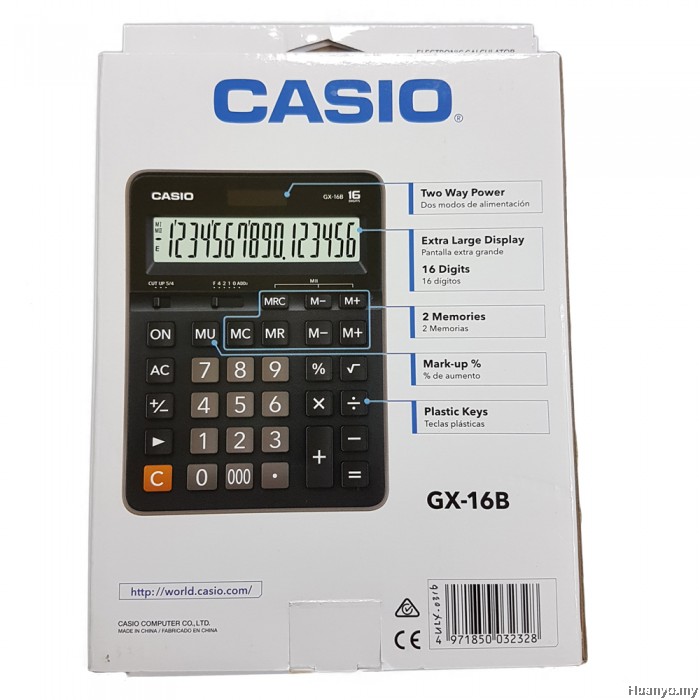 Casio GX-16B Calculator
