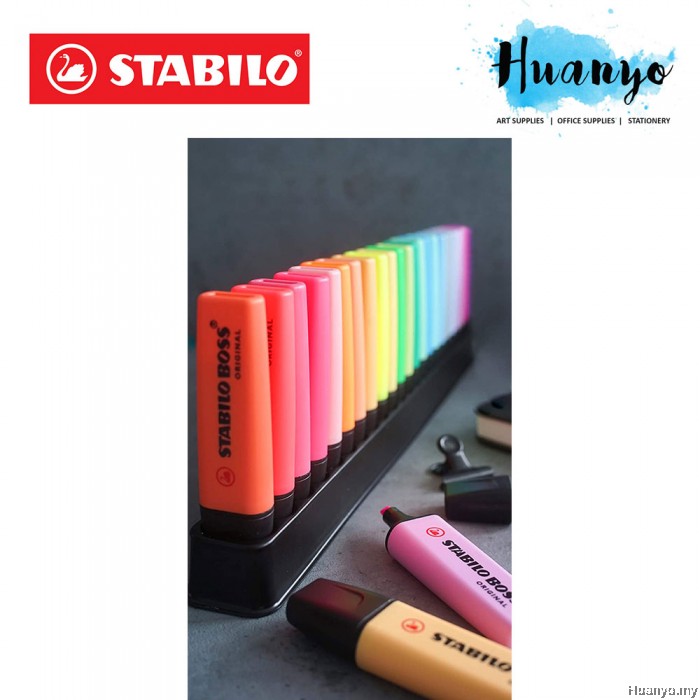 [50th Anniversary Edition] Stabilo Boss Original & Pastel Colour ...