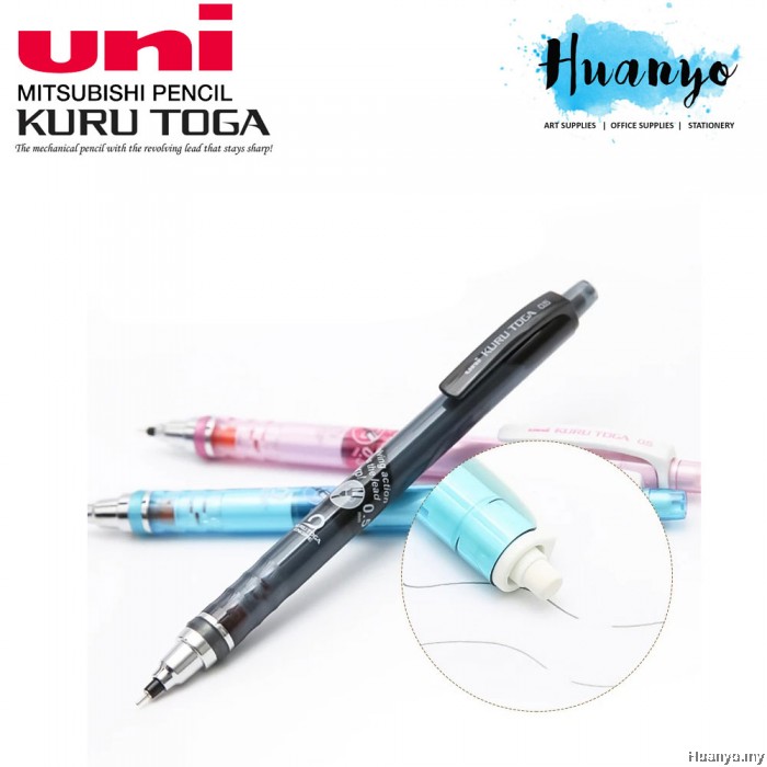 UNI Kuru Toga Pipe Slide Automatic Lead Rotation Sharpening Mechanical Pencil M5-452 (0.5mm)