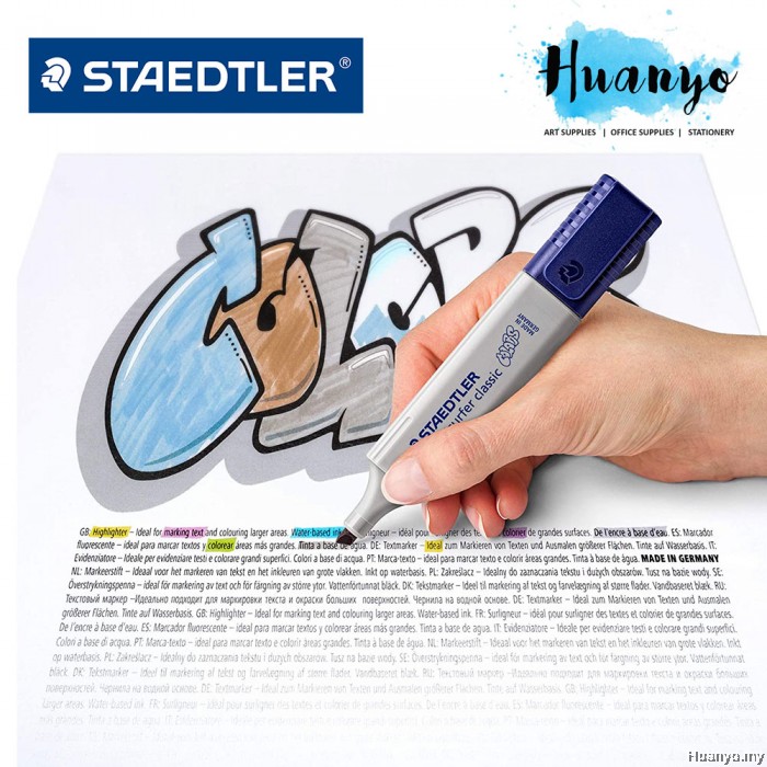 Staedtler Textsurfer Pastel, Vintage & Classic Fluorescent Neon ...