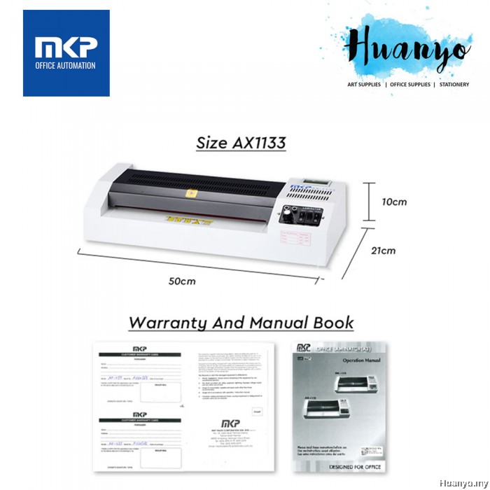 MKP Office Heavy Duty Laminate / Laminating / Laminator Machine A3 size ...