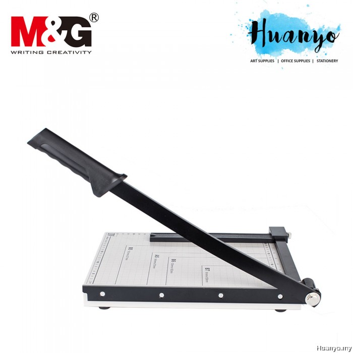 M&G A4 Adjustable Stainless Steel Paper Cutter Trimmer with Scudding ...